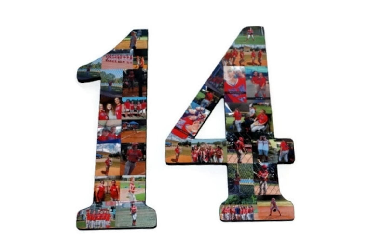 14 Senior Night Number Photo Collage Huge 18" Two Digit Letter Collage ...