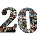 20th Birthday 20th Anniversary Number Photo Collage 18" Senior Night ...