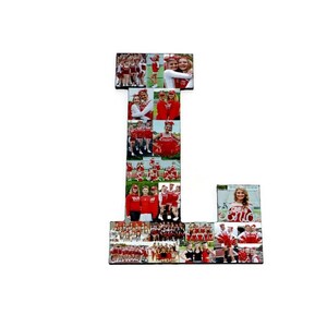 Senior Night Gift | Cheerleader Gift | Photo Collage Letter | Letter ...
