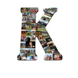LETTER PHOTO Collage | Photo Collage Letter | Collage Letter | Letter K ...