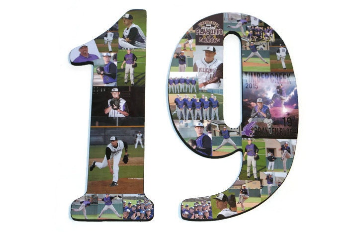 18 Number Photo Collage Huge 18 Double Digit Birthday - Etsy Australia