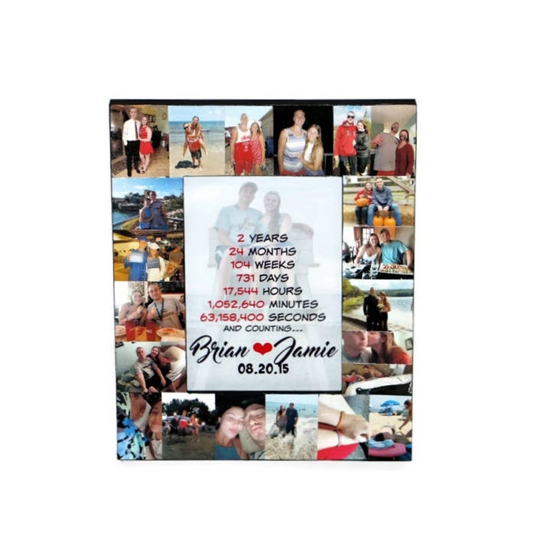 ANNIVERSARY Frame | Gift for Him | Boyfriend Gift | Gift for Her ...