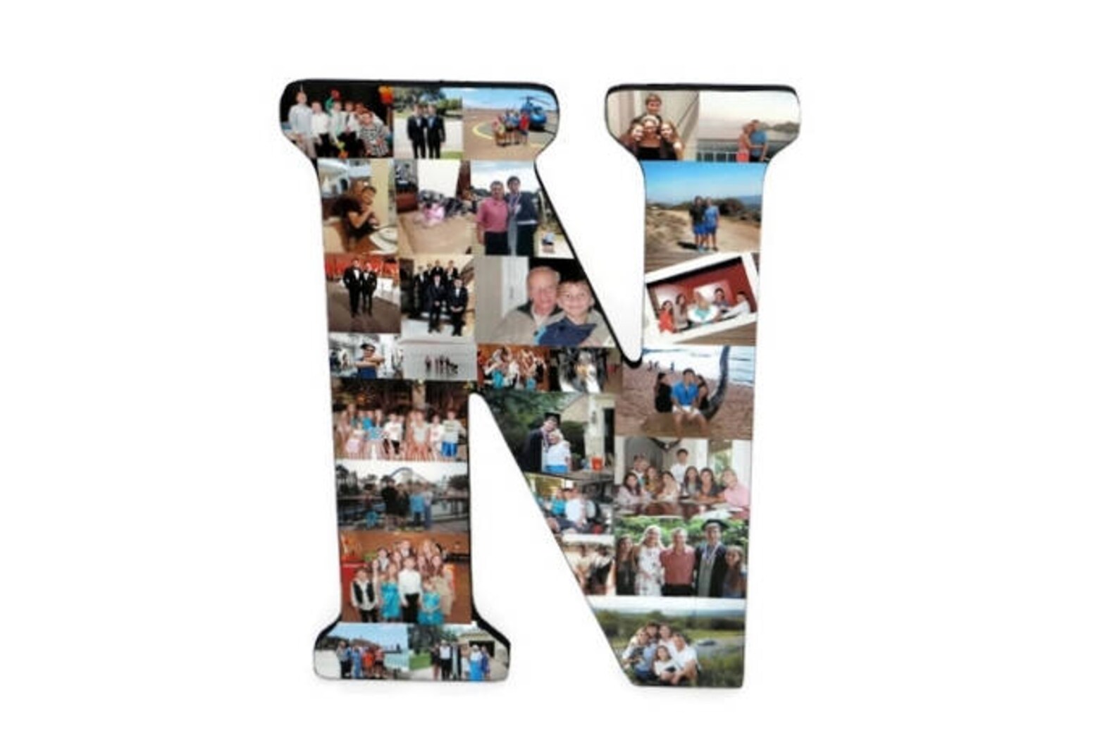PHOTO COLLAGE LETTER Professional Photo Collage Anniversary - Etsy India