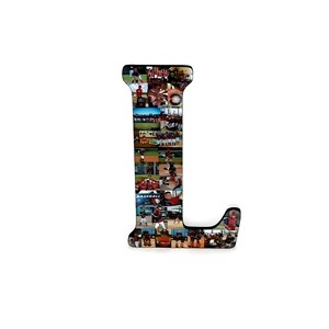 18" Custom Photo Collage, Photo Collage Letter, Photo Collage on Wood ...