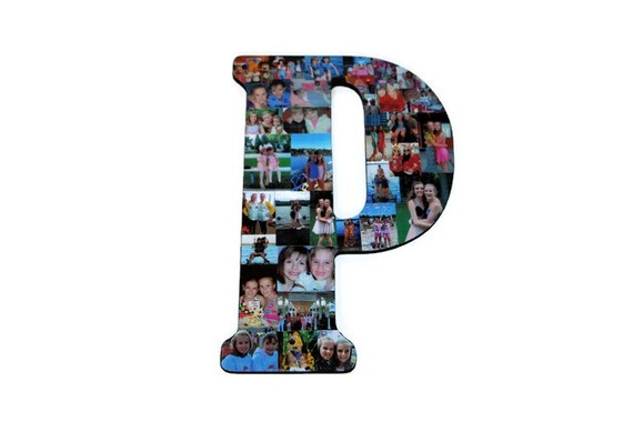 18 Wooden Letter Photo Collage or Number Collage | Etsy