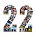 Number 22 Photo Number Collage Picture Frame College Sport 40th Wedding ...