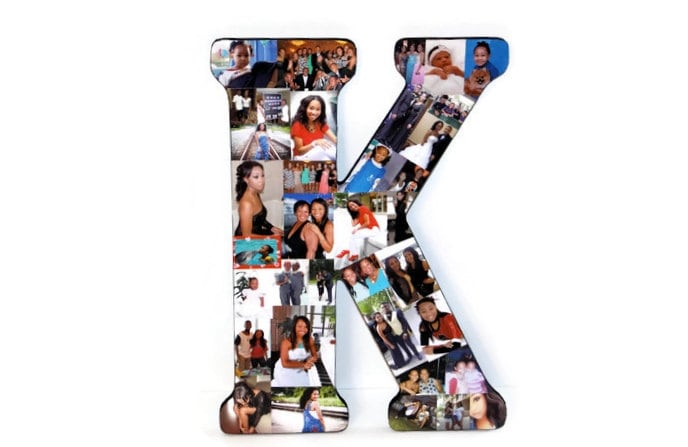 Huge 18 Letter Photo Collage Dorm Room Letter Alphabet - Etsy
