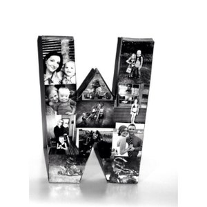 Custom Photo Collage Letter Girlfriend Gift, Children's, College Dorm ...