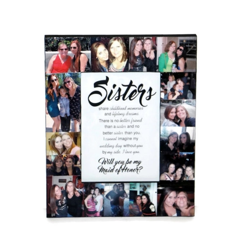 Sisters Frame Will You Be My Maid of Honor Frame - Etsy
