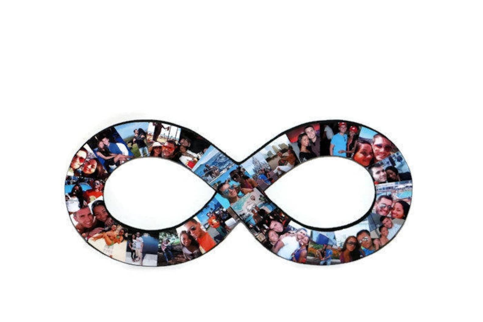 INFINITY Photo Collage Infinity With Photos Infinity | Etsy