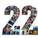 Number 22 Photo Number Collage Picture Frame College Sport 40th Wedding ...