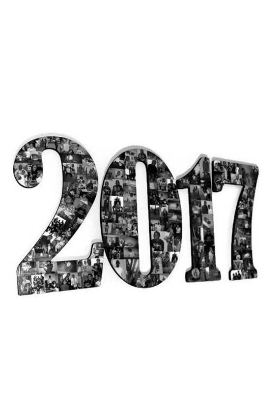 2019 Graduation 2019 2020 Wooden Number Photo Collage 18 | Etsy