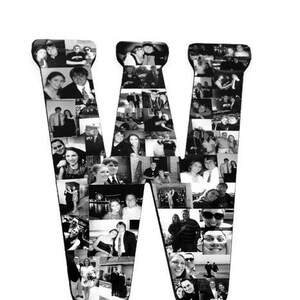 Letter W | Letter Photo Collage | Photo Collage Letter | Graduation ...