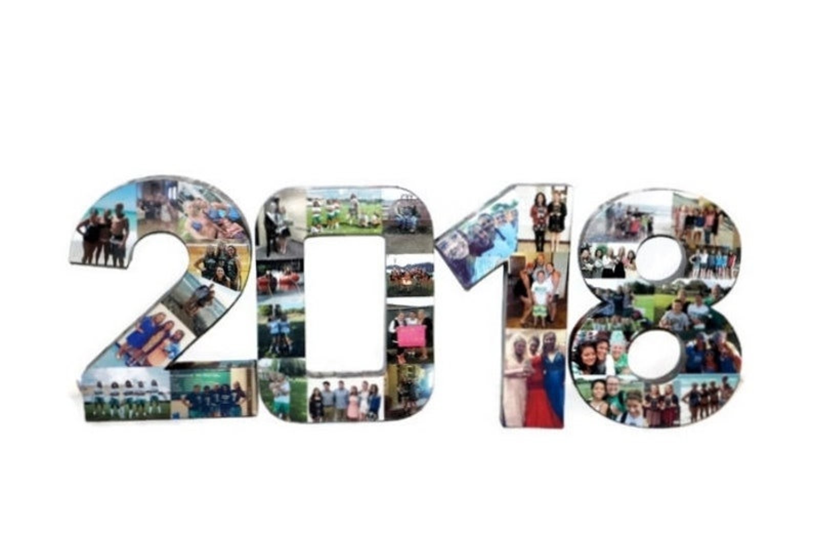 2022 2023 Graduation Photo Collage Number Picture Number | Etsy