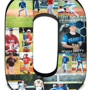 Freestanding Letter, Photo Collage Letter, Single Character, Wood 3D ...