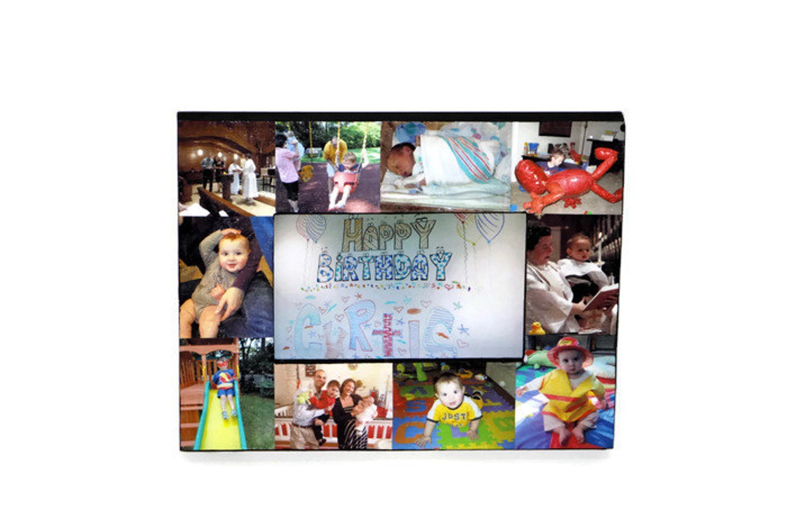 Personalized Photo Collage Frame Custom Quote Unique Maid of | Etsy