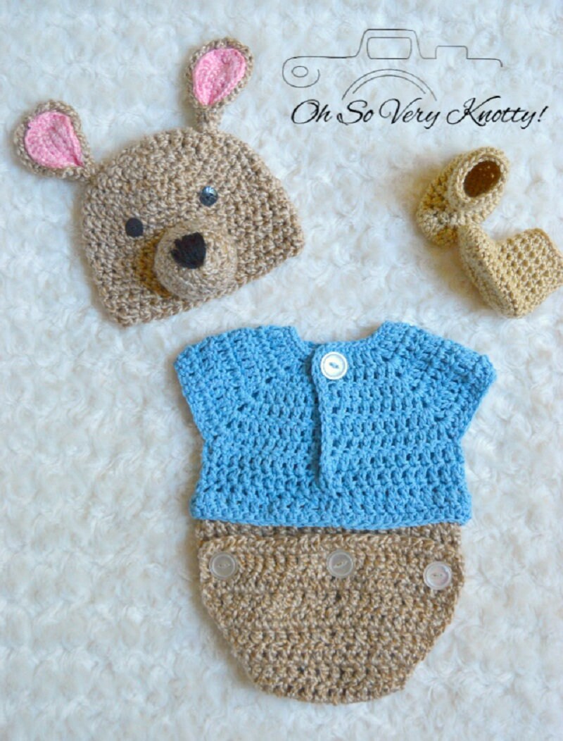 Disney's Inspired Winnie the Pooh / Little Roo Crochet | Etsy