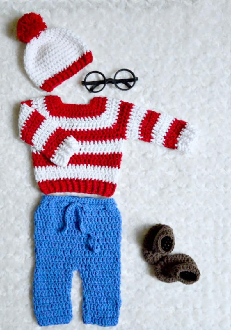 Handmade Waldo-inspired Wenda and Waldo Baby Crochet | Etsy