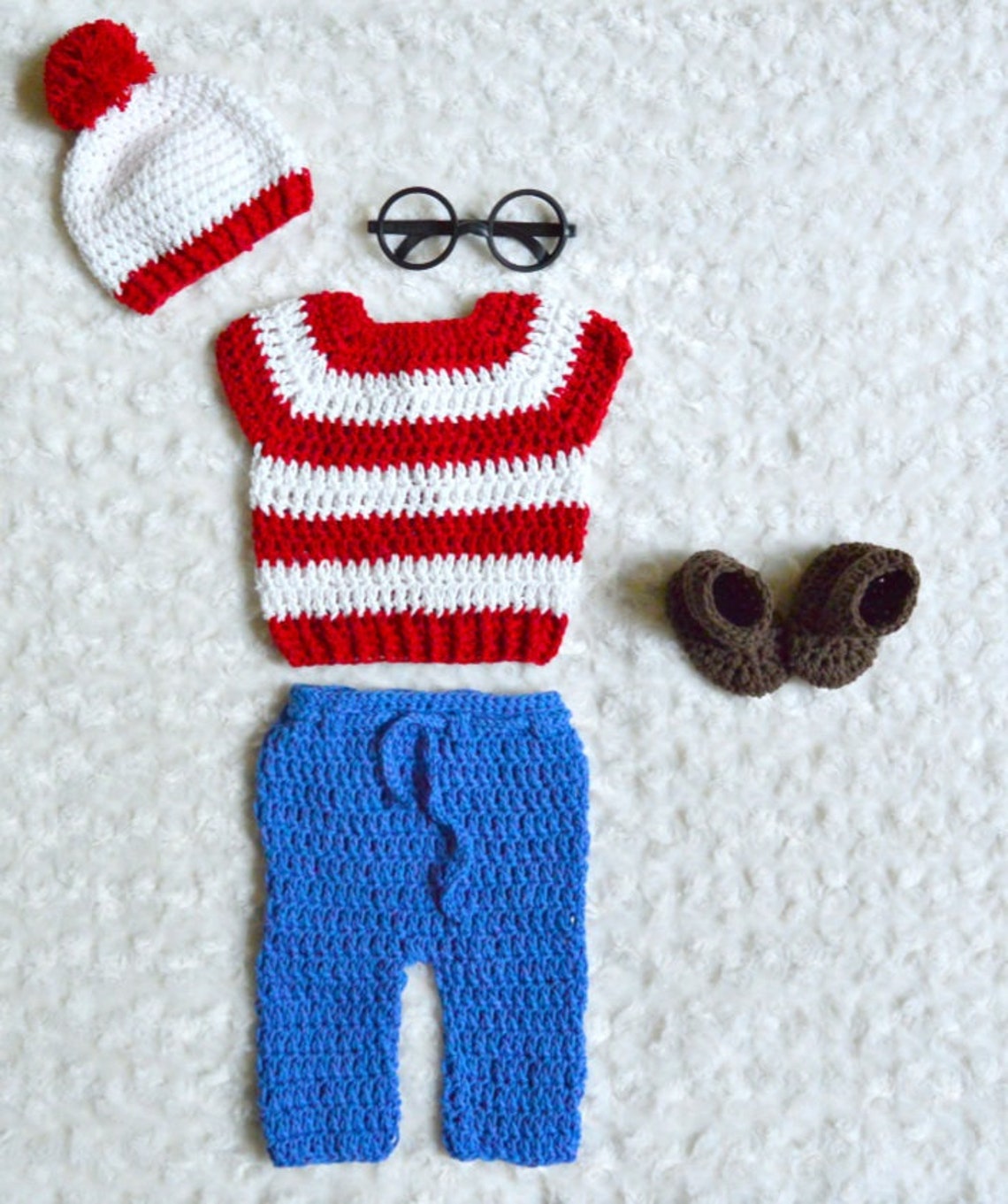 Handmade Waldo-inspired Wenda and Waldo Baby Crochet | Etsy