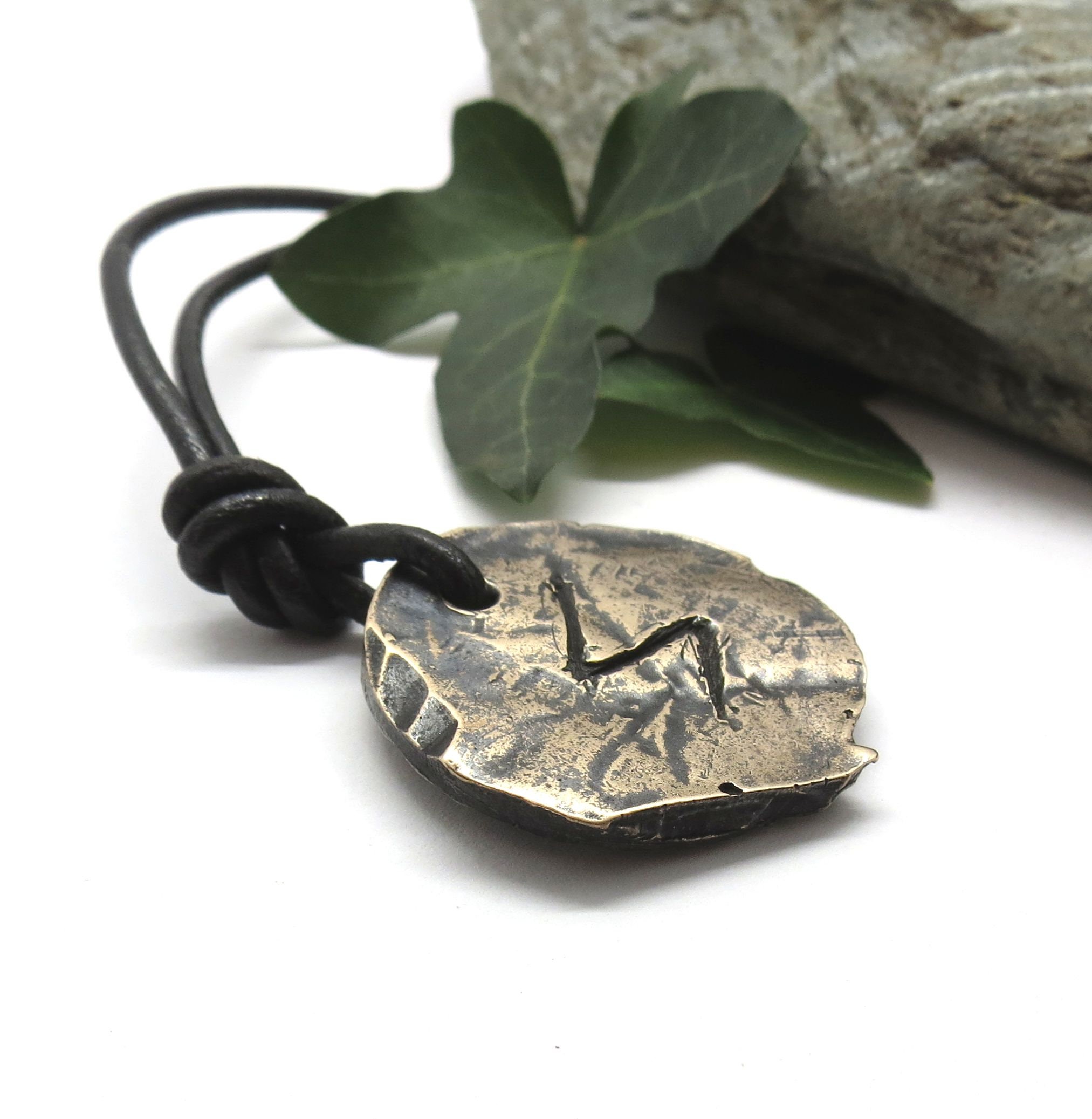 Sowilo Rune Necklace Gold Success Rune Pendant Viking Etsy