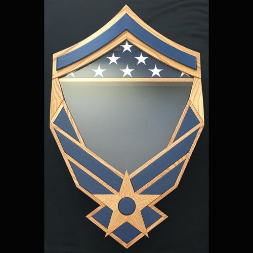 Air Force Logo E7 Master Sergeant Shadow Box 3x5 Flag - Etsy