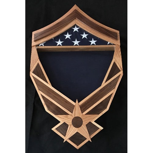 Air Force Logo E8 Senior Master Sergeant Shadow Box 3x5 - Etsy