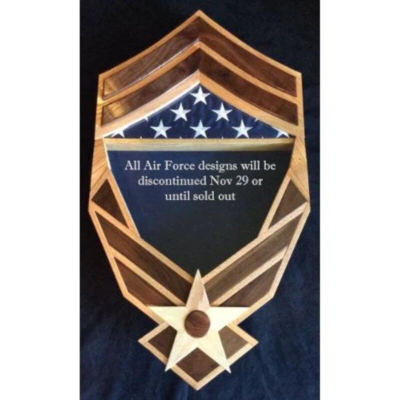 Air Force Shadow Box - Etsy