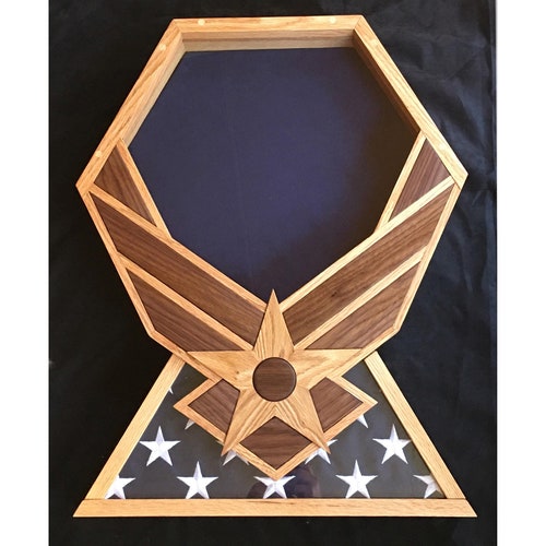Air Force Logo Shadow Box - Etsy