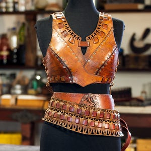 Woman Corset dorne Full Set Costume Set Larp Armor Original Design - Etsy