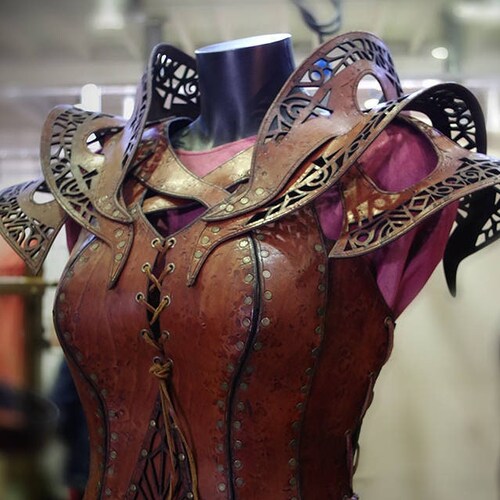 Female Leather Armor/corset artemis Original - Etsy