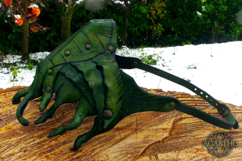 Leather Face Mask cultist Larp Pagan Costume - Etsy