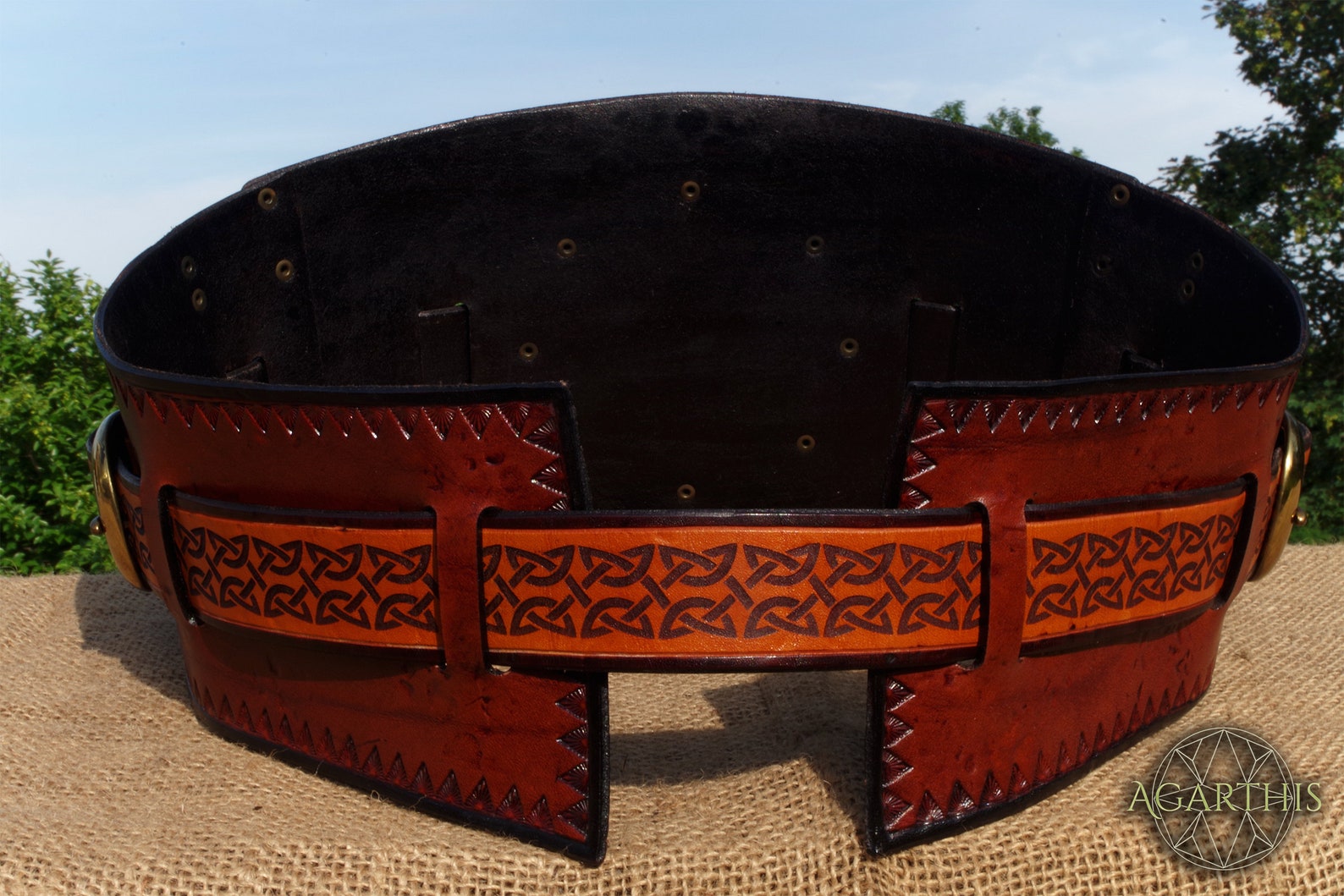 Broad Belt kells Celtic Larp Viking | Etsy