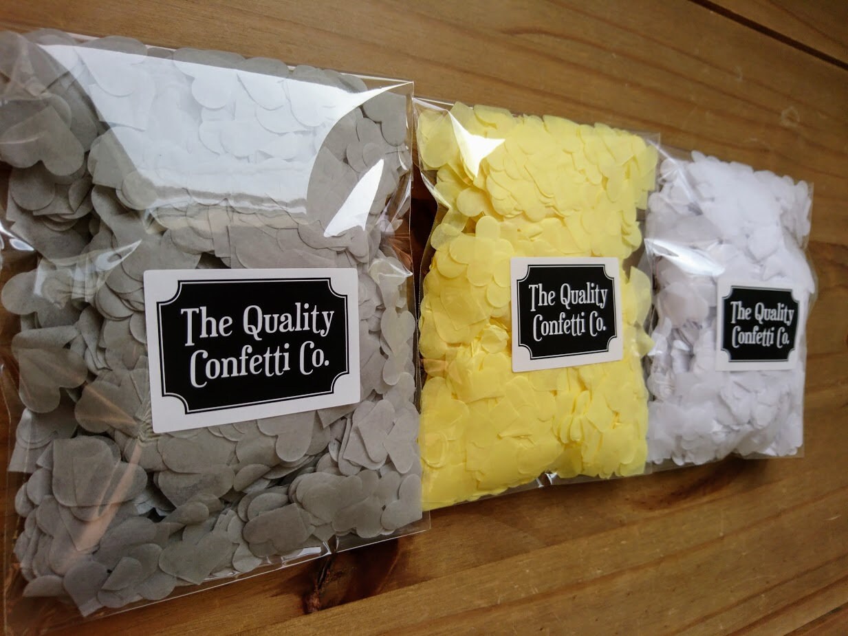 Biodegradable Wedding Confetti White Eco Friendly Tissue | Etsy UK