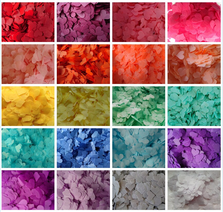 Biodegradable Wedding Confetti White Eco Friendly Tissue | Etsy UK