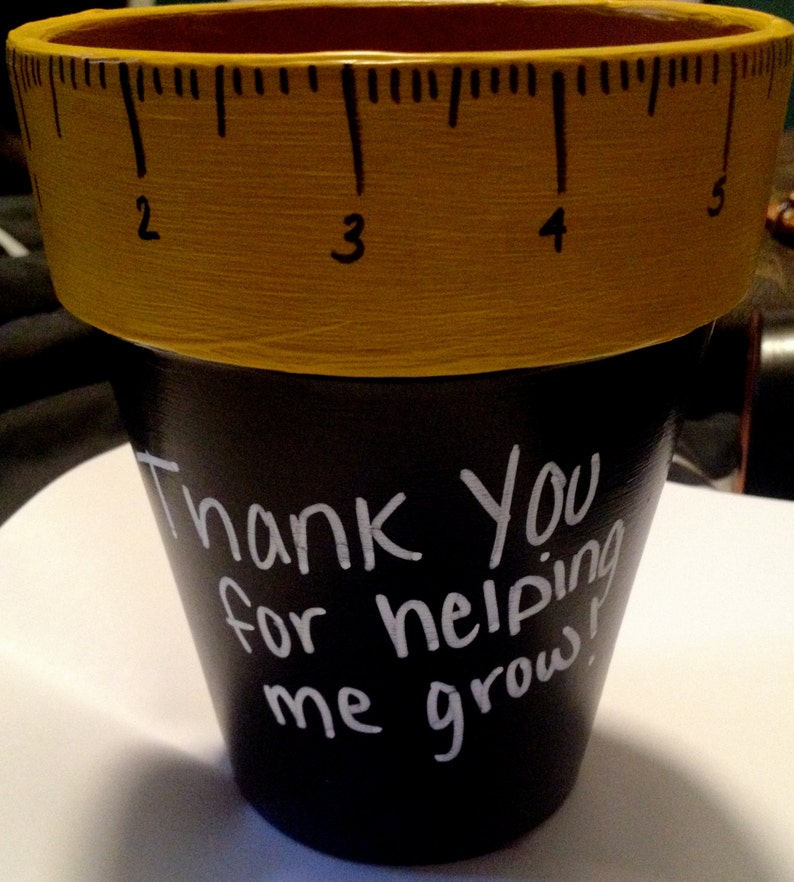 End of the School Year Teacher Gift Flower Pot Thanking Them - Etsy