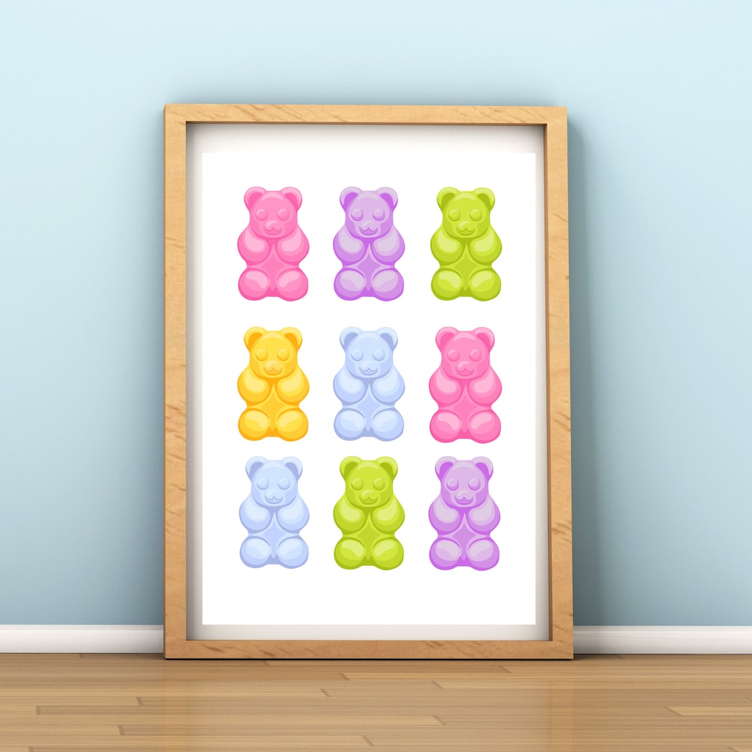 Gummy Bear Print - Etsy