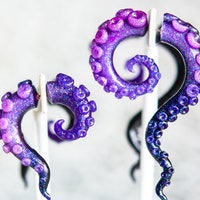 Octopus Tentacle Ear Cuff, Octopus Tentacle Ear Cuff, Ear Cuff, Octopus ...
