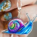Galaxy Snail Pendants, Snail Earrings, Snail Gift, Recycled Charms ...