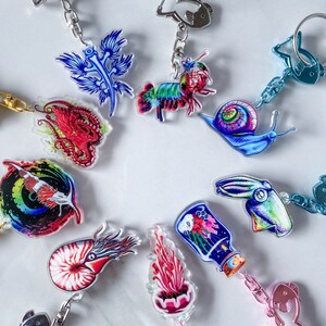 Mix and Match UV Light Keychains With Limited Edition Fish Clasps ...