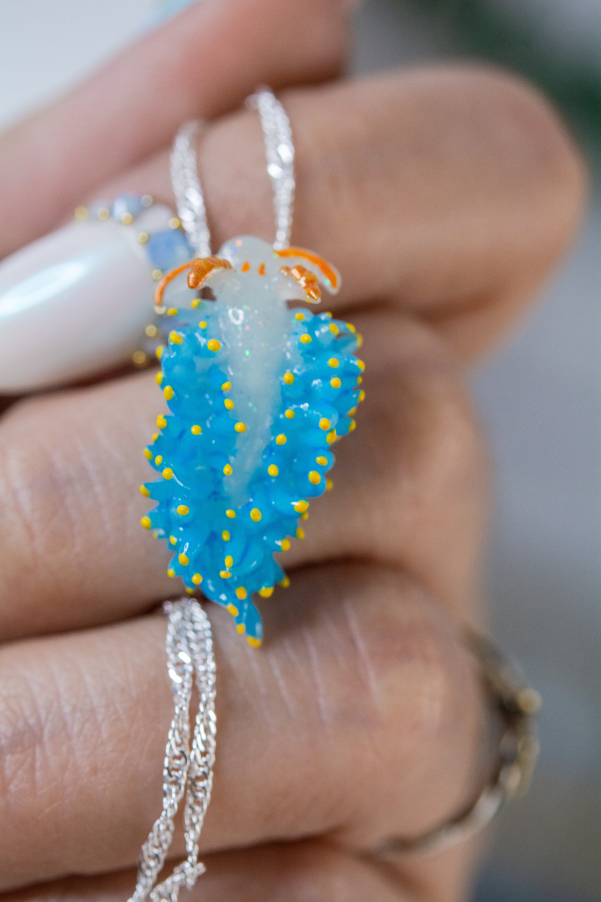 Berghia Coerulescens the Anemone Sea Slug Glow in the Dark | Etsy