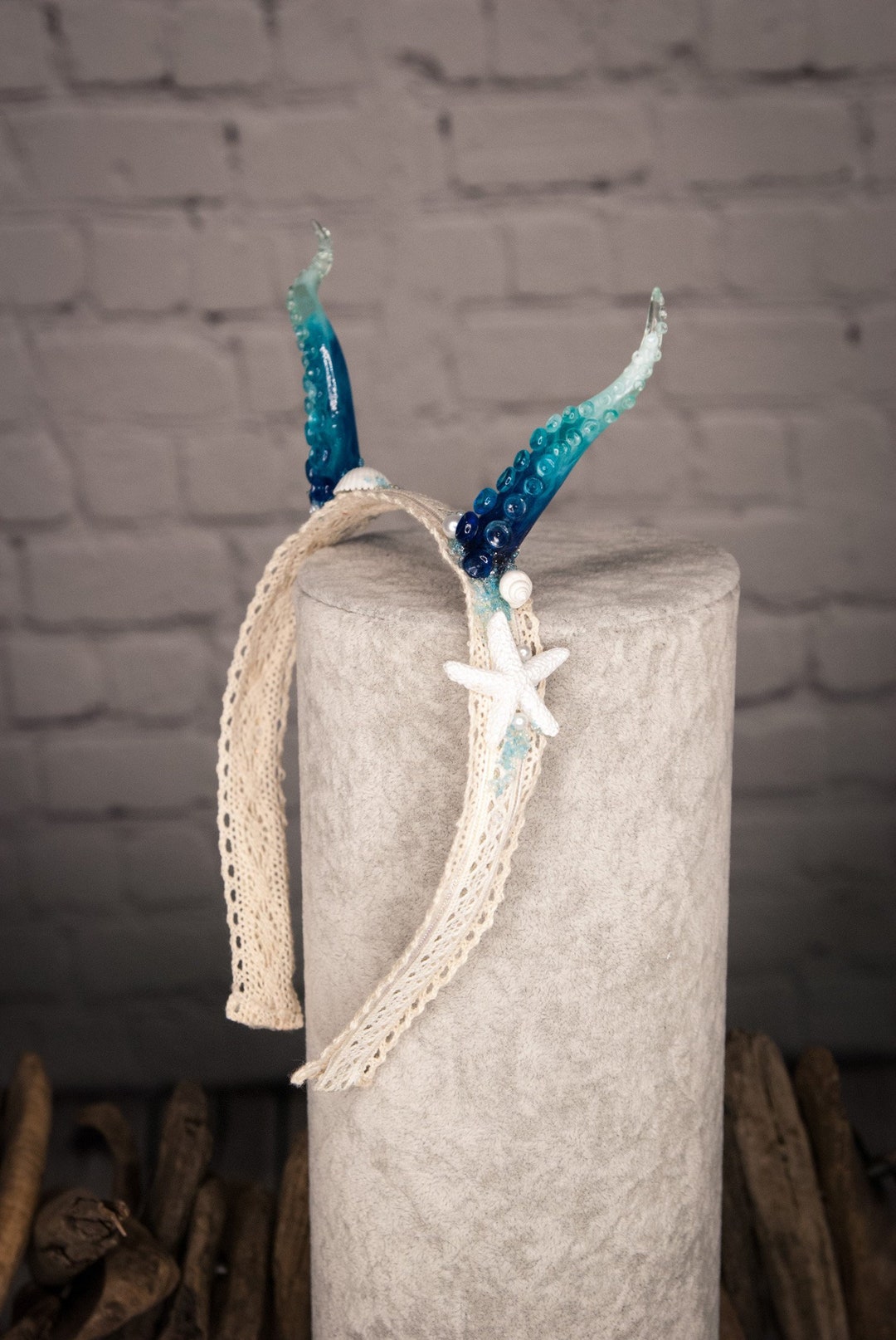 Mermaid Crown Tentacle Horns Festival Crown Costume - Etsy