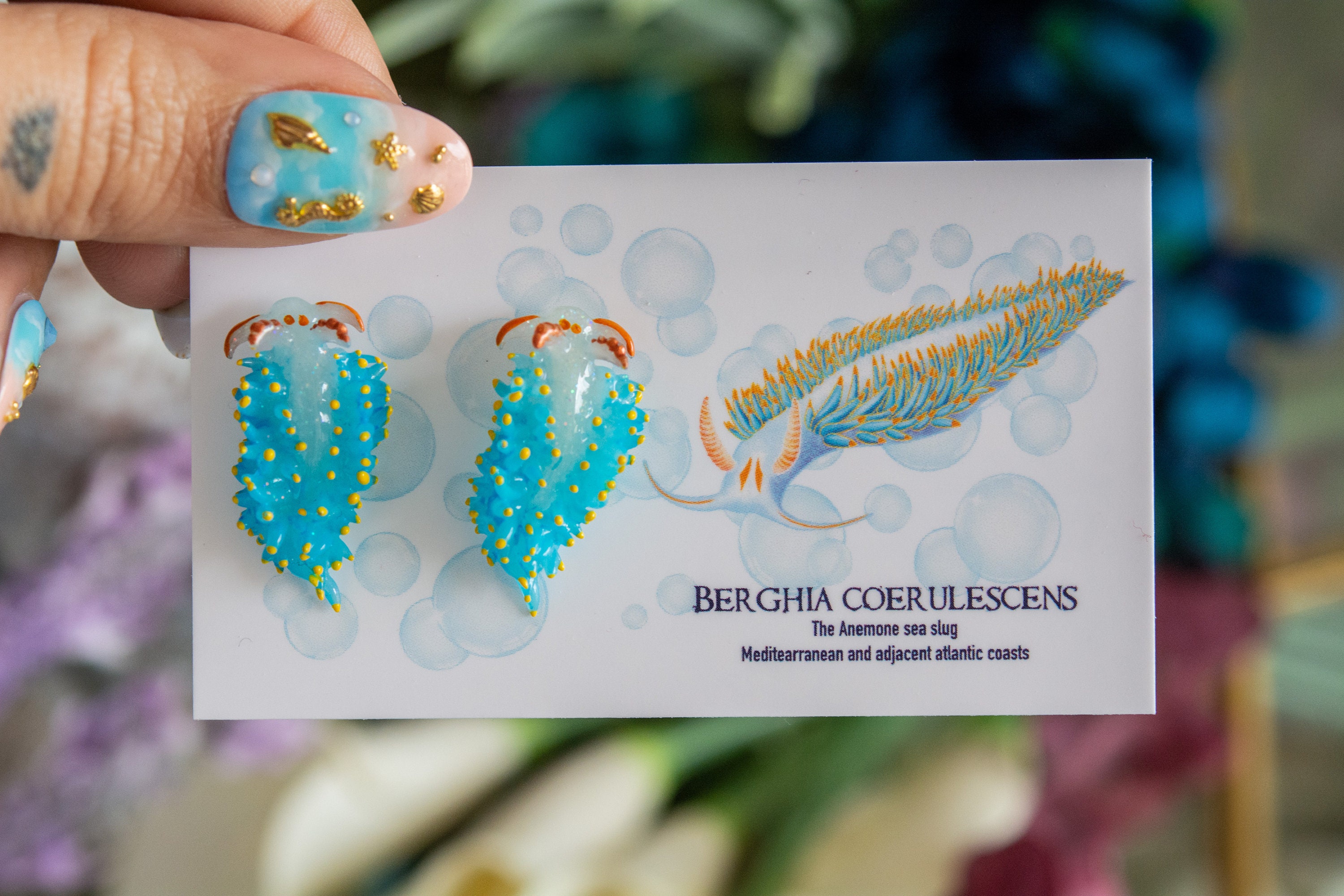 Berghia Coerulescens the Anemone Sea Slug Glow in the Dark | Etsy