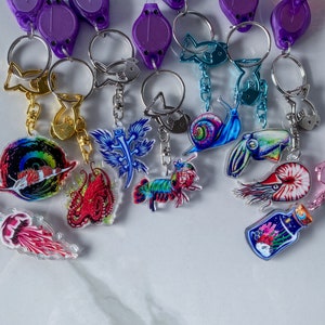 Mix and Match UV Light Keychains With Limited Edition Fish Clasps ...