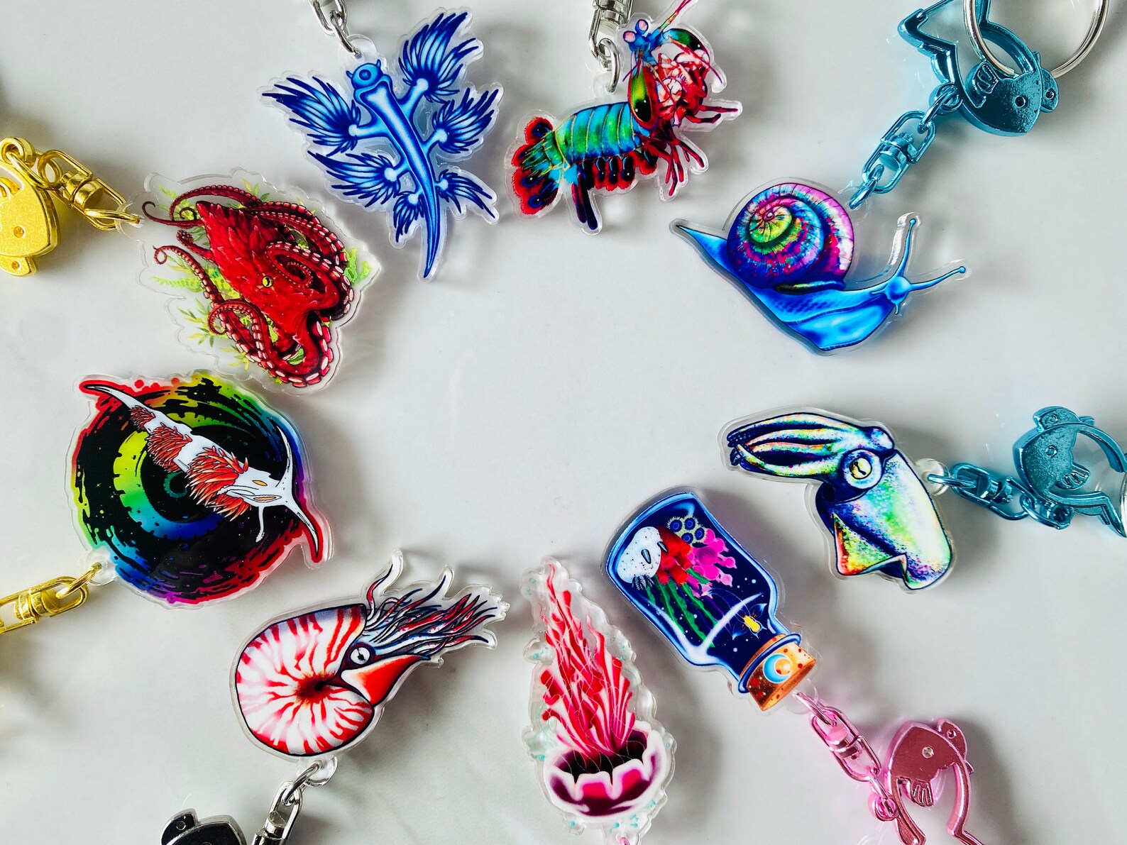 Mix and Match UV Light Keychains With Limited Edition Fish - Etsy