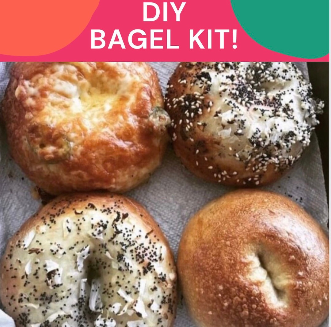 DIY Ny-style Bagel Making Kit: Everything Bagel, Sesame, Churro! Makes ...