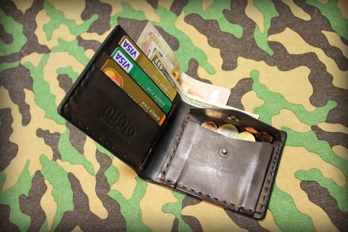 Man Wallet Mens Wallet Leather Wallet Italian Leather - Etsy