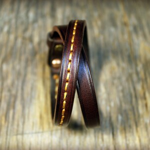 Double Wrap Bracelet, Wrap Leather Bracelet, Multiple Bracelet, Unisex ...