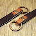 Twins Keyring, Double Key Ring, Leather Keyring, Leather Keychain ...