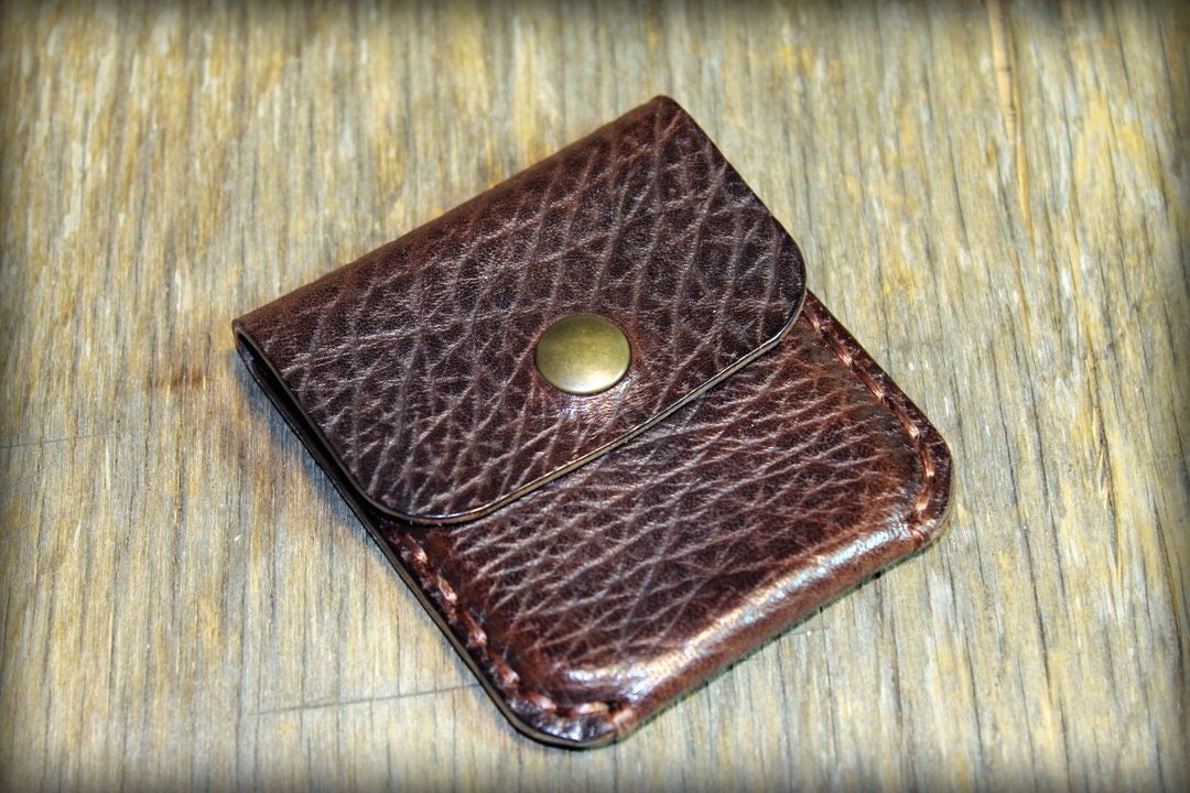 Leather Coin Pouch, Coin Pouch, Coins, Change Leather Case, Leather ...