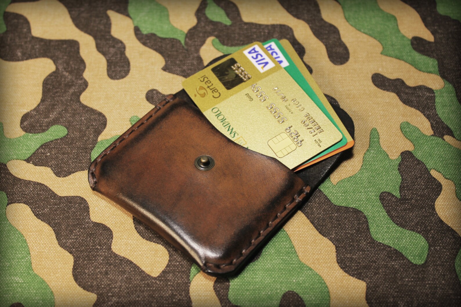 Wallet Coin Pouch Leather Wallet Mini Wallet Card Leather - Etsy